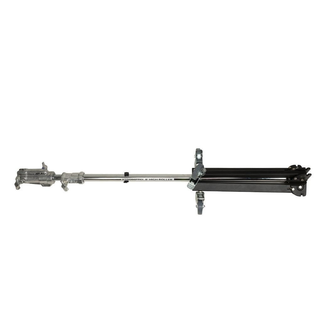 8' High Roller Rolling Light Stand - Strobepro Studio Lighting