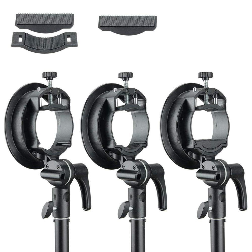Godox S2 Speedlite Flash Bracket for Bowens Modifiers - Strobepro ...