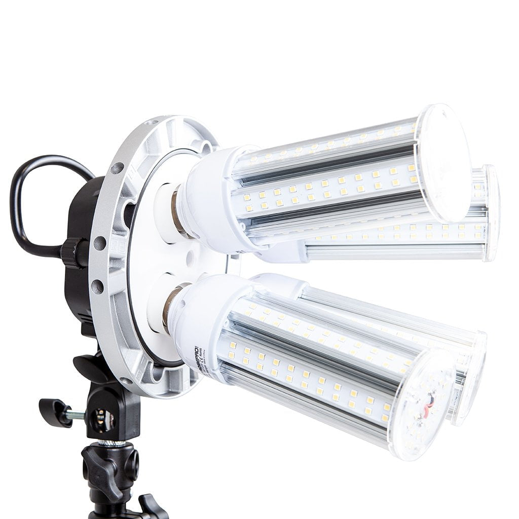Quadstar LED II Continuous Light Kit - Strobepro Studio Lighting