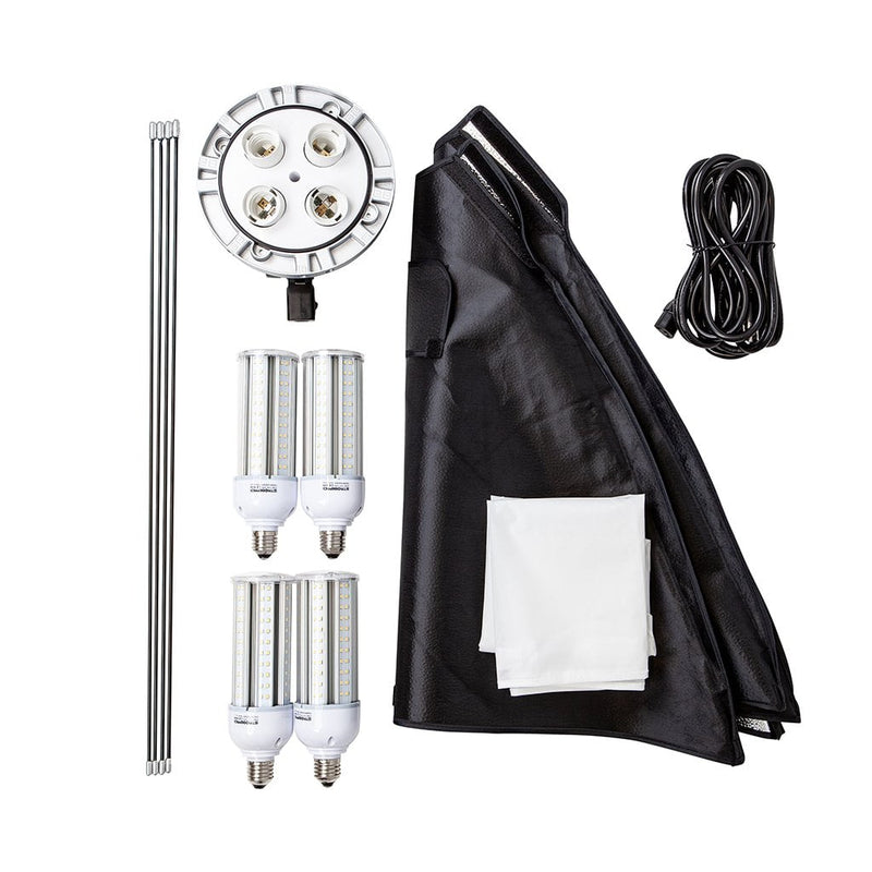 Quadstar LED II Continuous Light Kit - Strobepro Studio Lighting